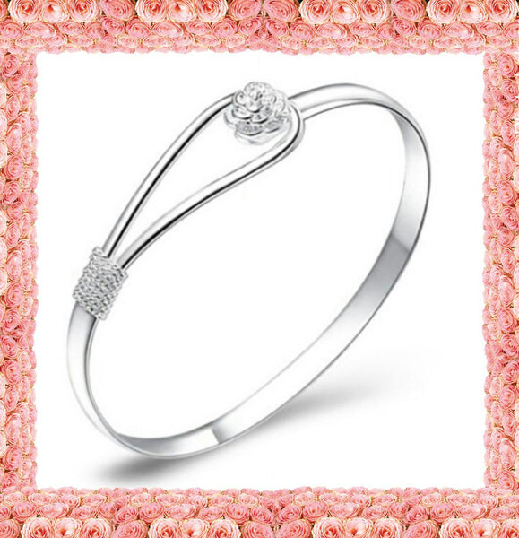 .925 Silver Rose Bracelet – Silver Moon Bay